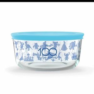 Disney | Kitchen | Pyrex Disney 0 Year Anniversary 4cup Round Glass ...
